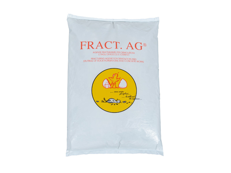 FRACT.AG- MALTA ESPANSIVA PER DEMOLIZIONI E TAGLIO DI ROCCE/CEMENTI ...